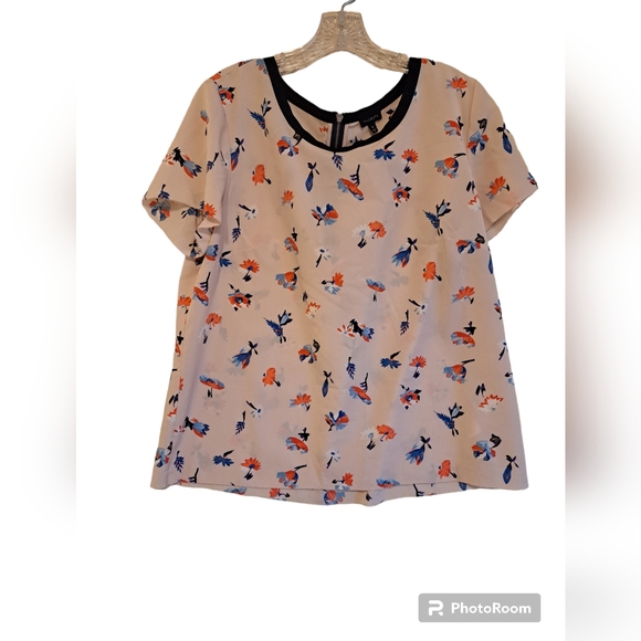 Talbots | Tops | Talbots Floral Blouse | Poshmark